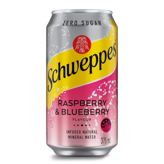 Raspberry & Blueberry Mineral Water | Schweppes | Schweppes